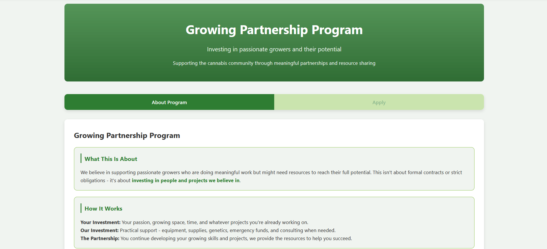 Growing Partnership Program - StrainNavigator